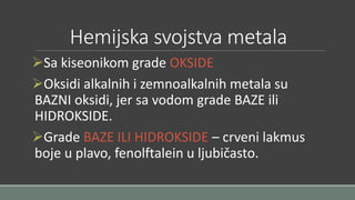 Metali | PPTX