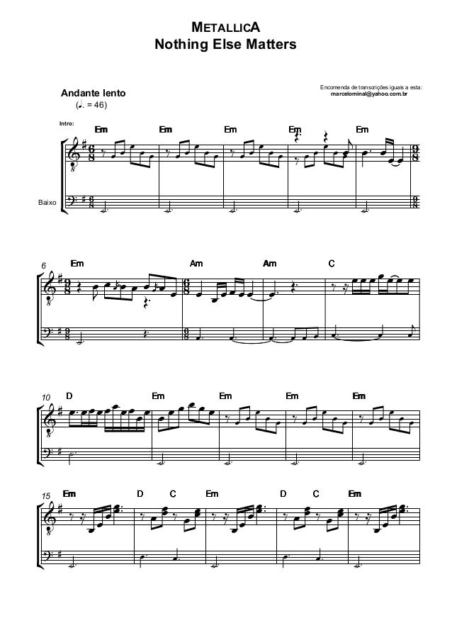 Metallica nothing else matters awesome intro - moolasopa