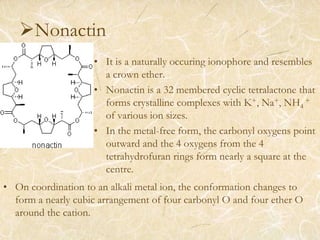 Metal ion transport | PPTX