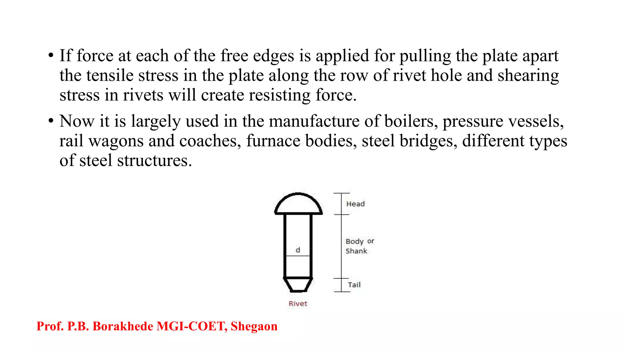 Metal joining Processes( Riveting, Soldering, Welding) | PPSX