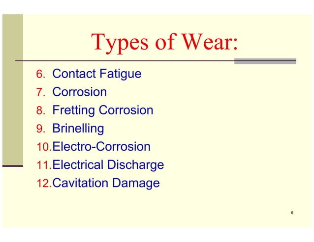 Wear of Metals | PDF | Skin and Dermatology | Diseases and Conditions