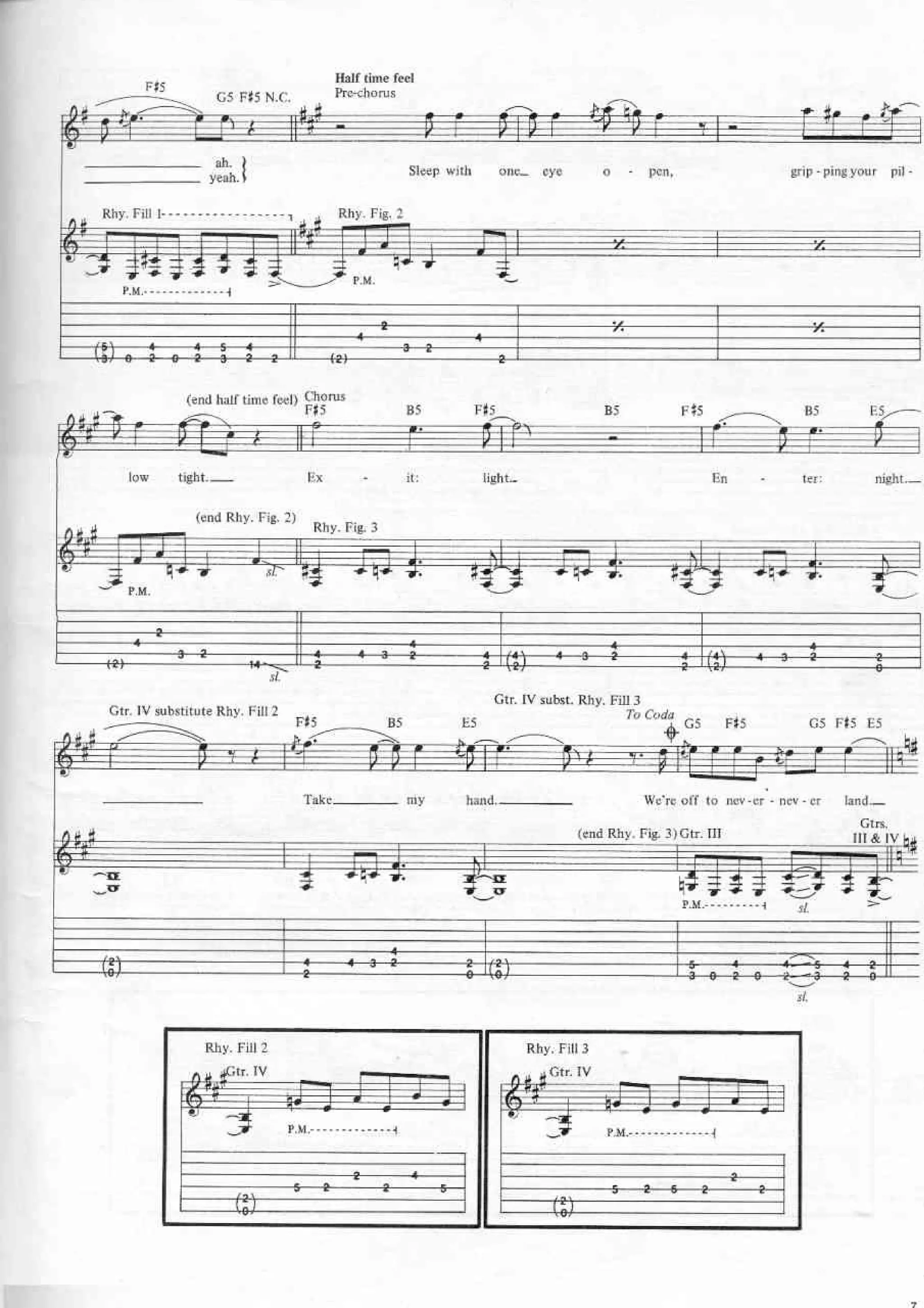 Metallica black album (guitar tabs) | PDF