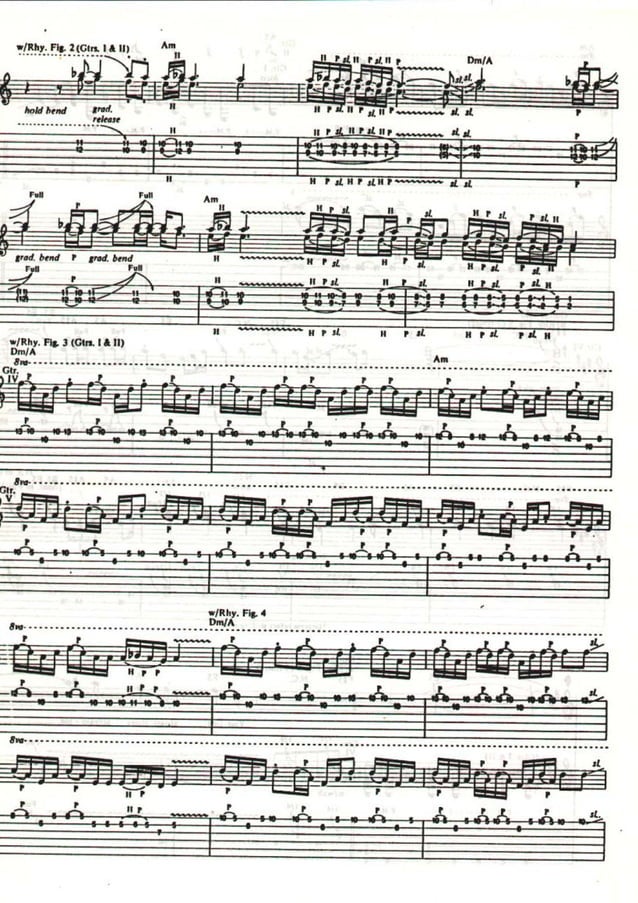 Metallica black album (guitar tabs) | PDF