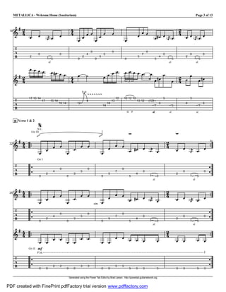Welcome Home Guitar Chords Welcome Home SSAA Digital Sheet Music