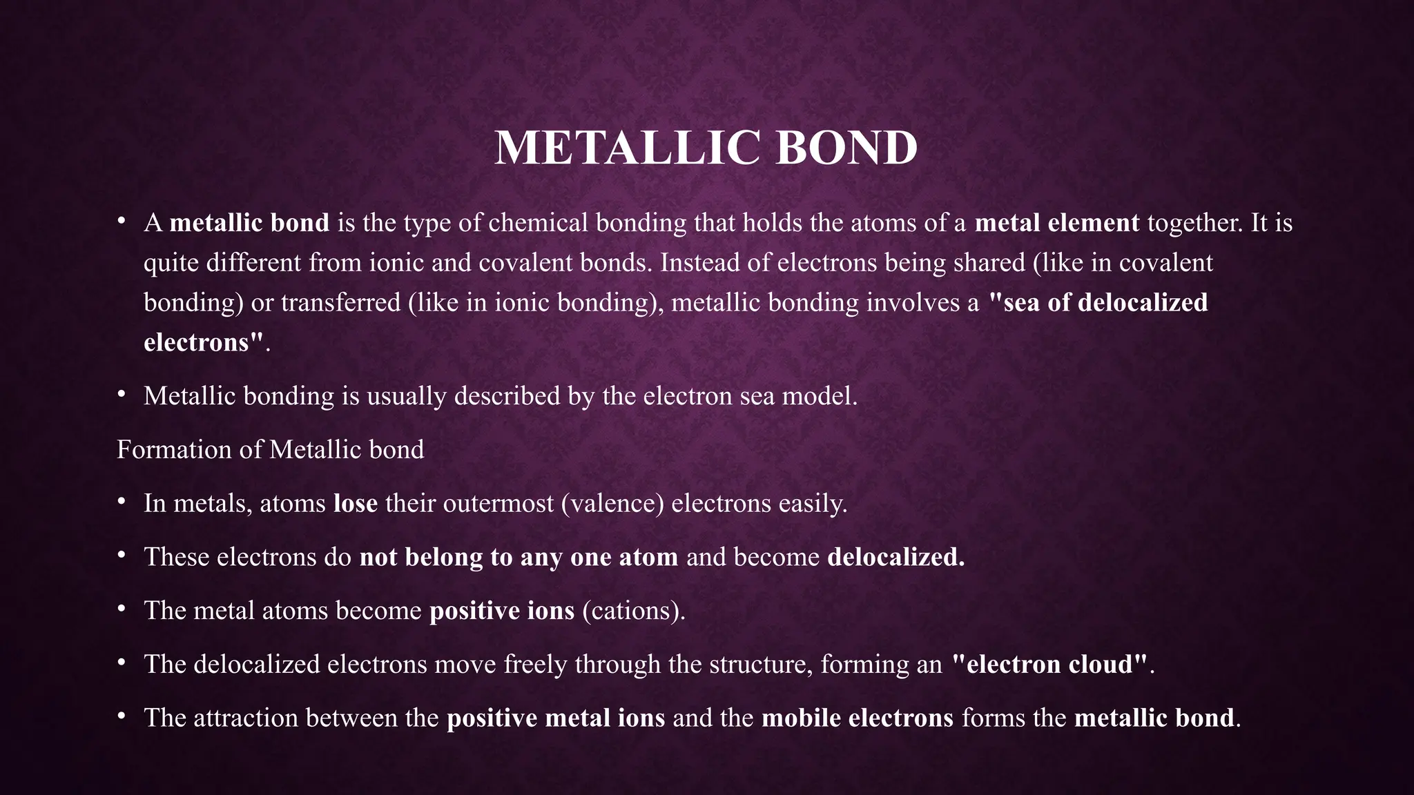 Metallic bond-free electron and its significance.pptx