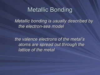 Metallic Bonding | PPT