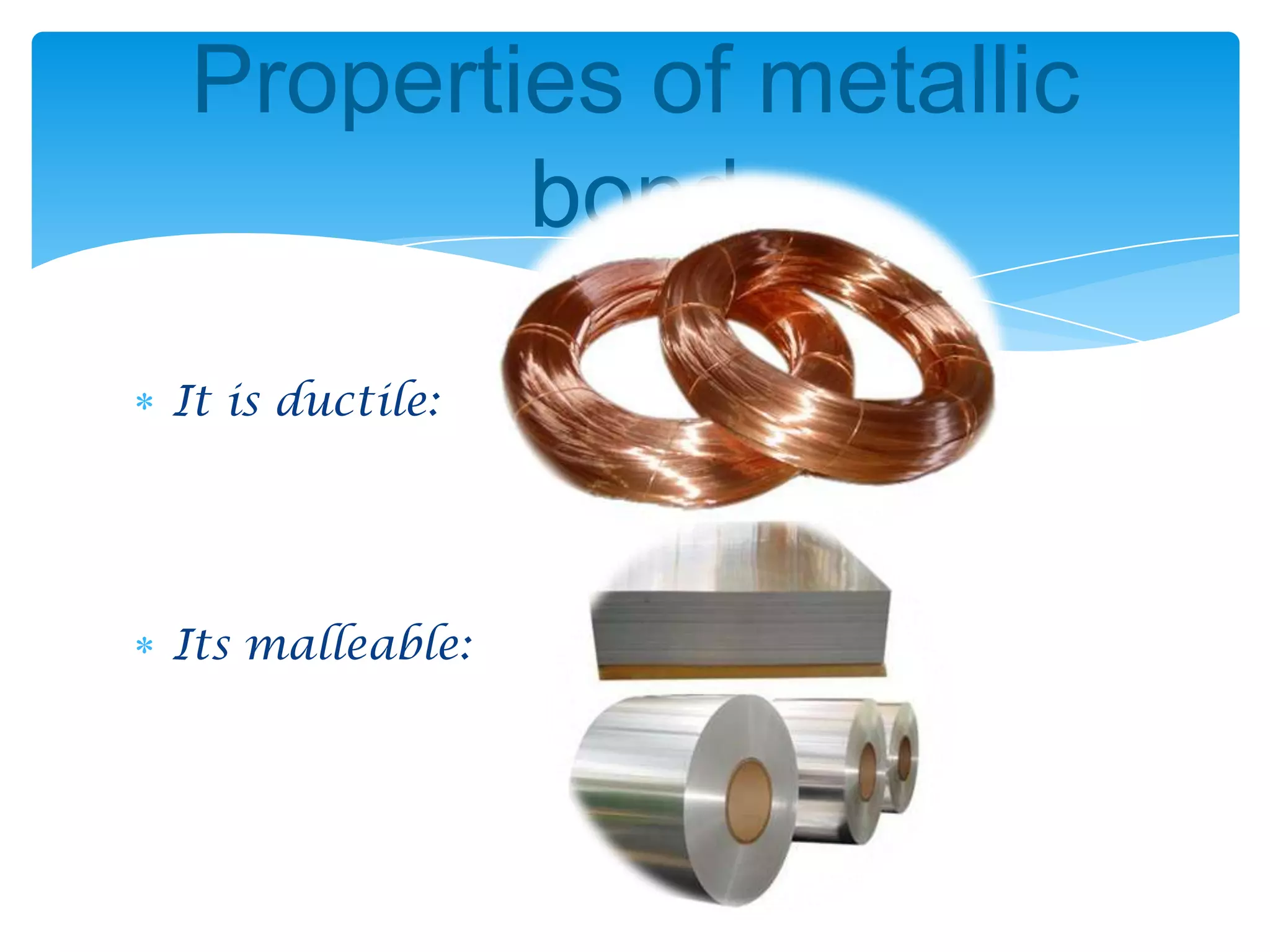 Metallic bonding | PPTX