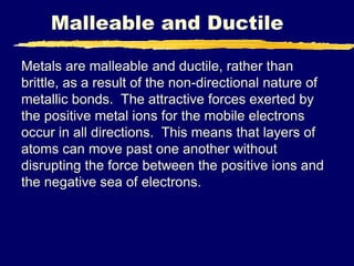 Metallic Bonding grade 9 chemistry 2nd quarter | PPTX
