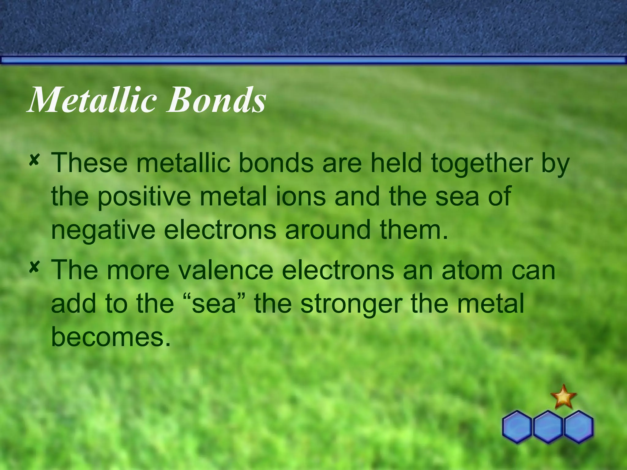 Metallic bonds | PPT