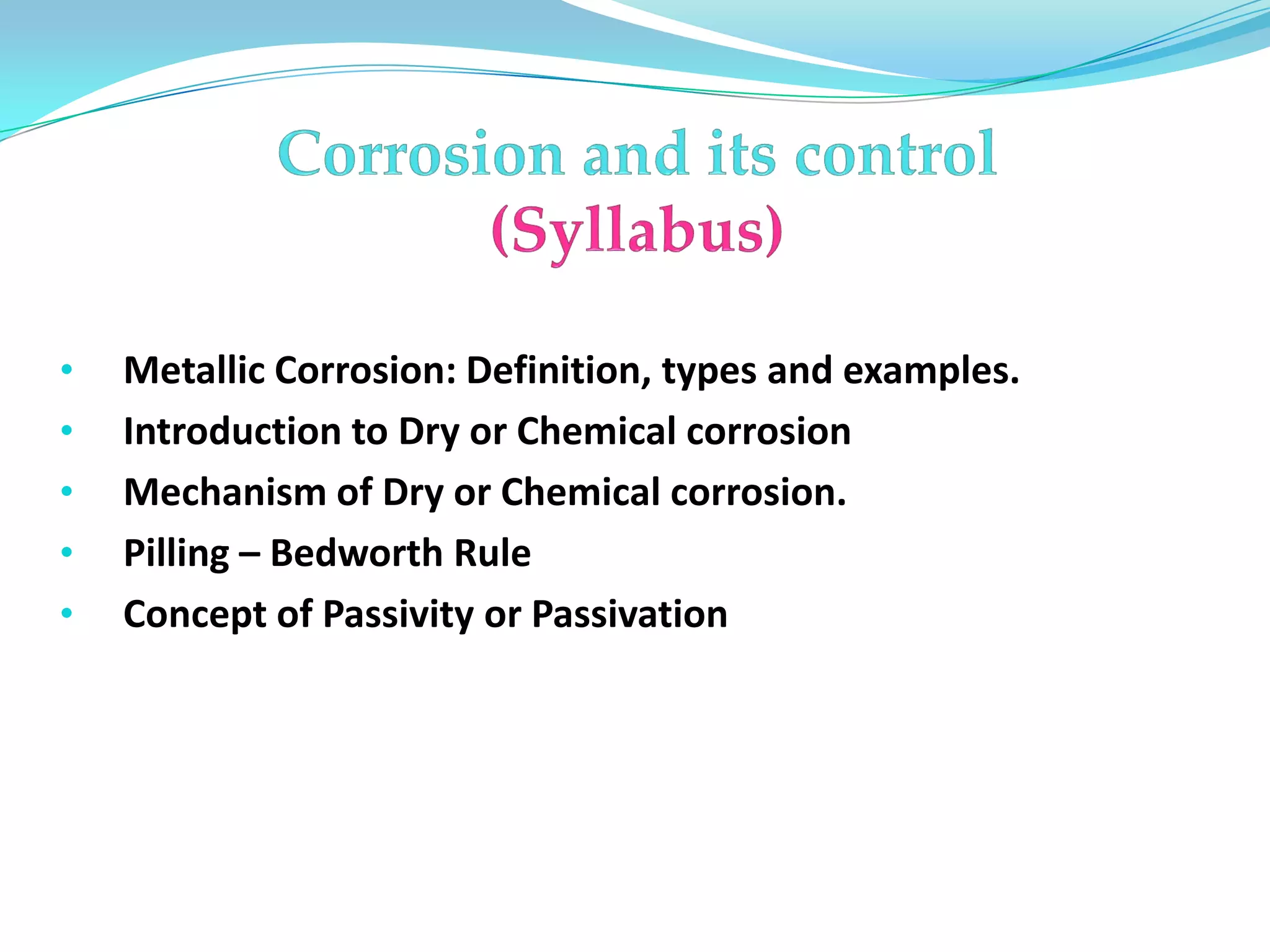 Corrosion & Mechanism of Dry corrosion | PDF