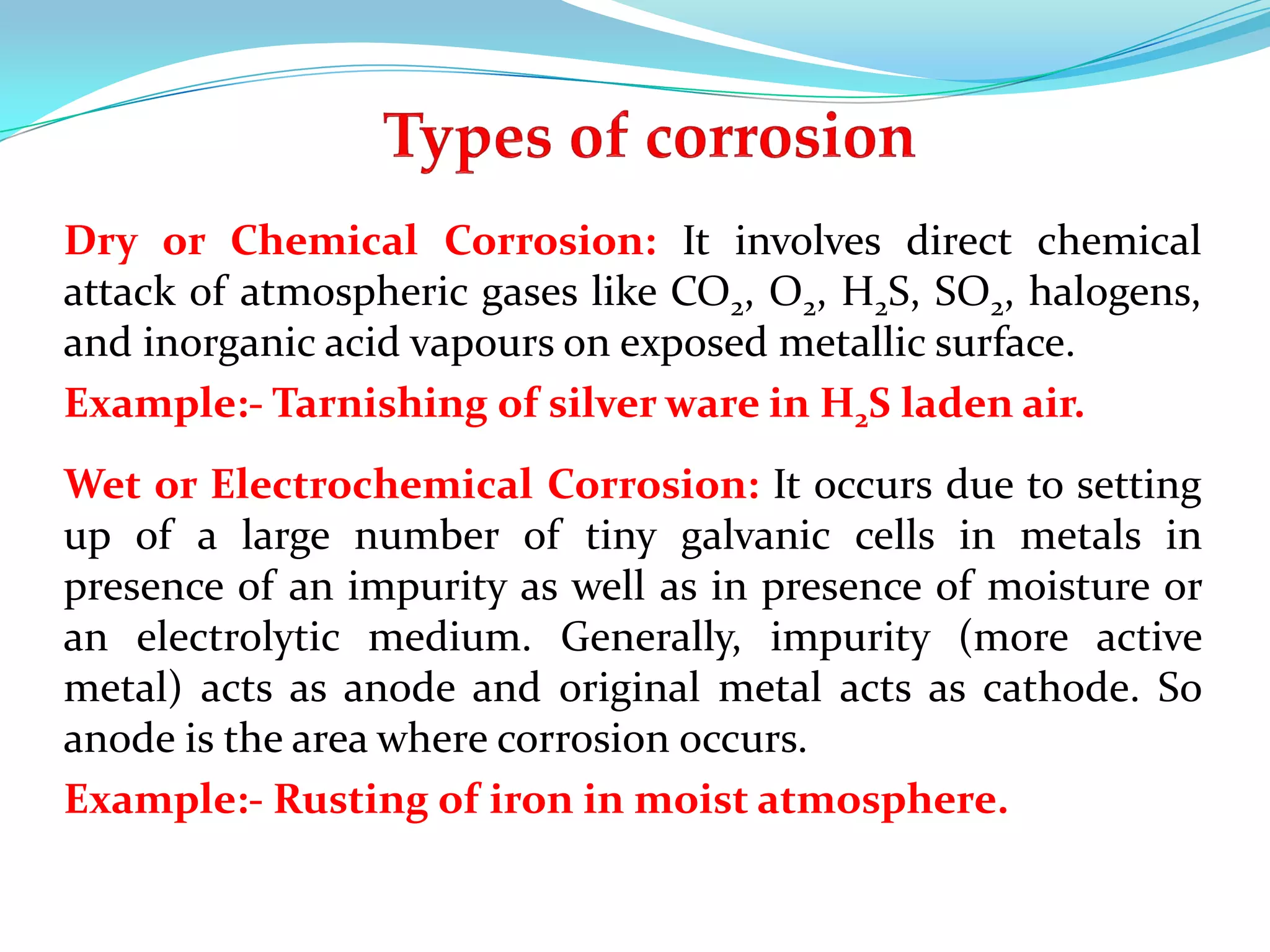 Corrosion & Mechanism of Dry corrosion | PDF