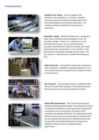 Metallic hose brochure | PDF