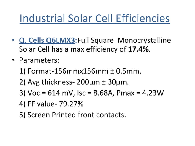 Metallization techniques for high efficiency solar cells | PPT