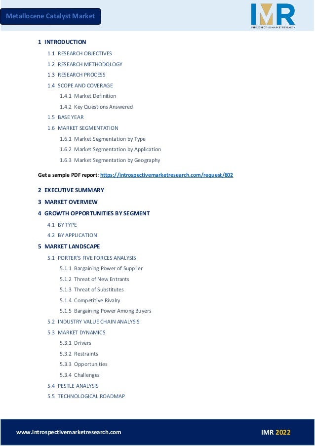 Metallocene Catalyst market.pdf