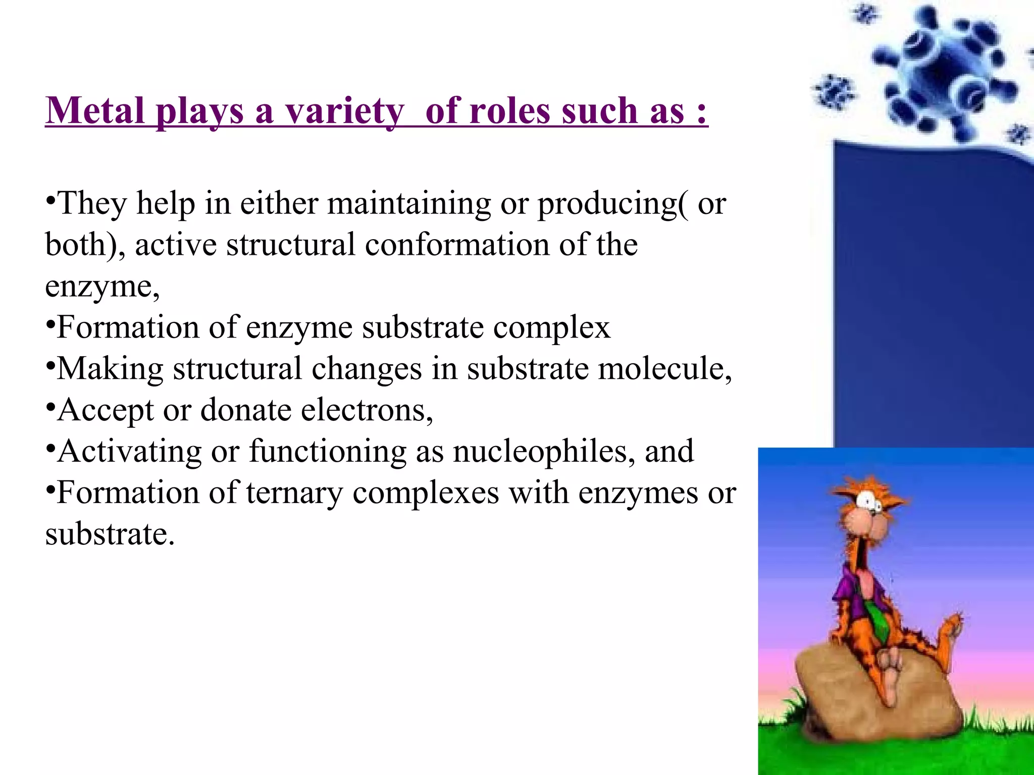 Metallo enzyme and antioxidants | PPT
