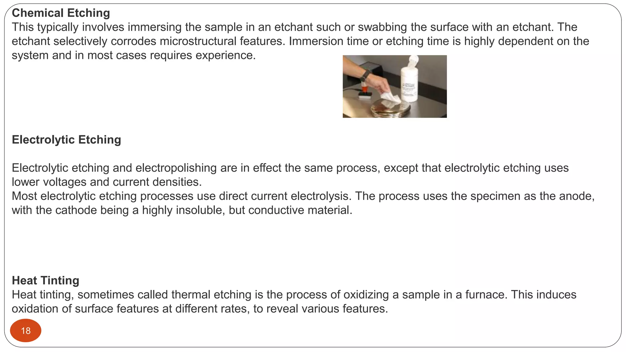 Metallographic sample prepartion | PPTX