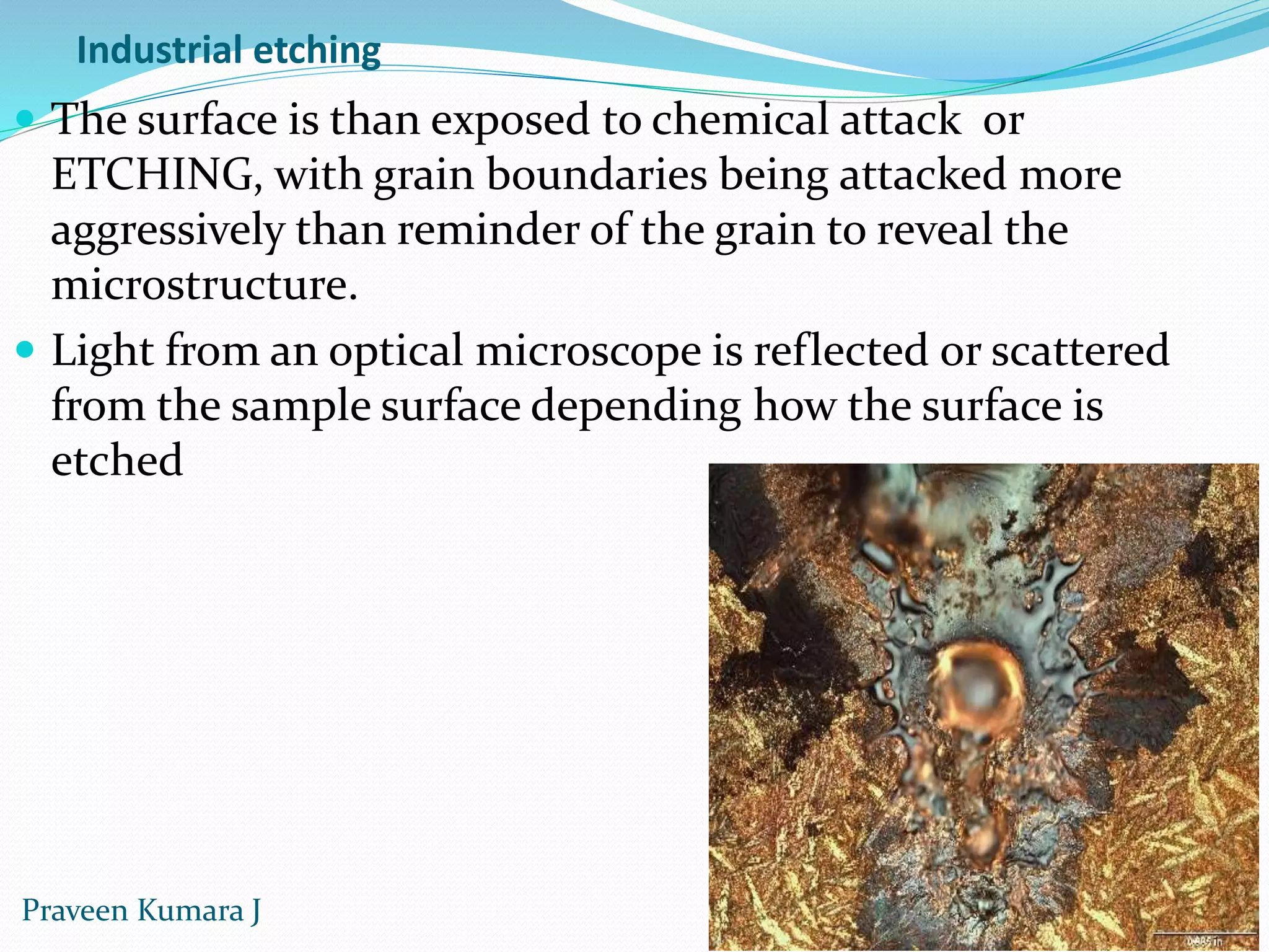 Metallography and microscopy | PPTX