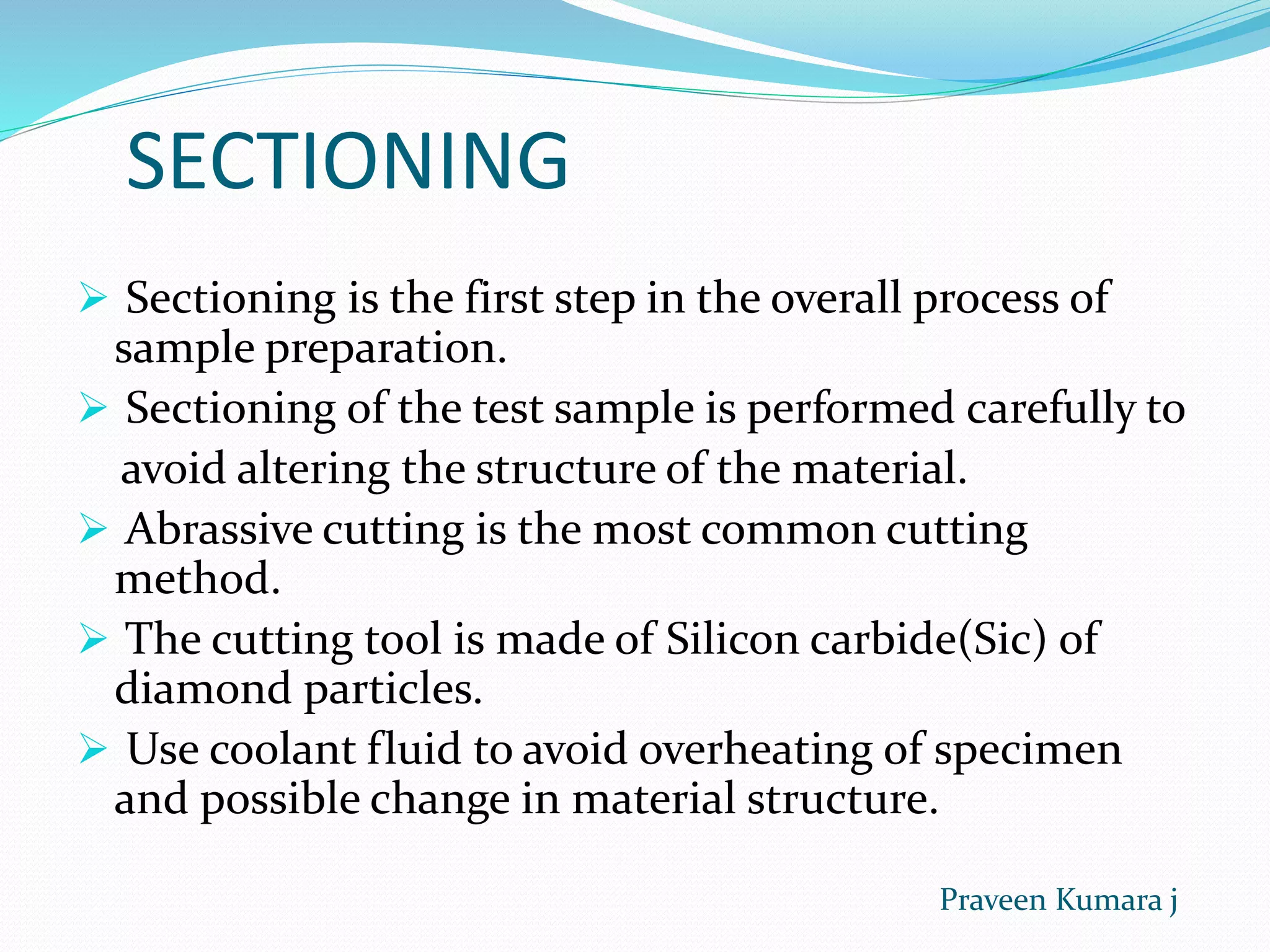 Metallography and microscopy | PPTX
