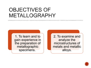 Metallography material engineering | PPTX