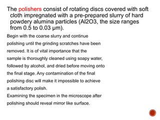 Metallography material engineering | PPTX