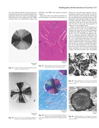 Metallography of cast iron | PDF