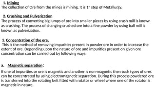 Metallurgical process class 11_Govinda Pathak | PPT