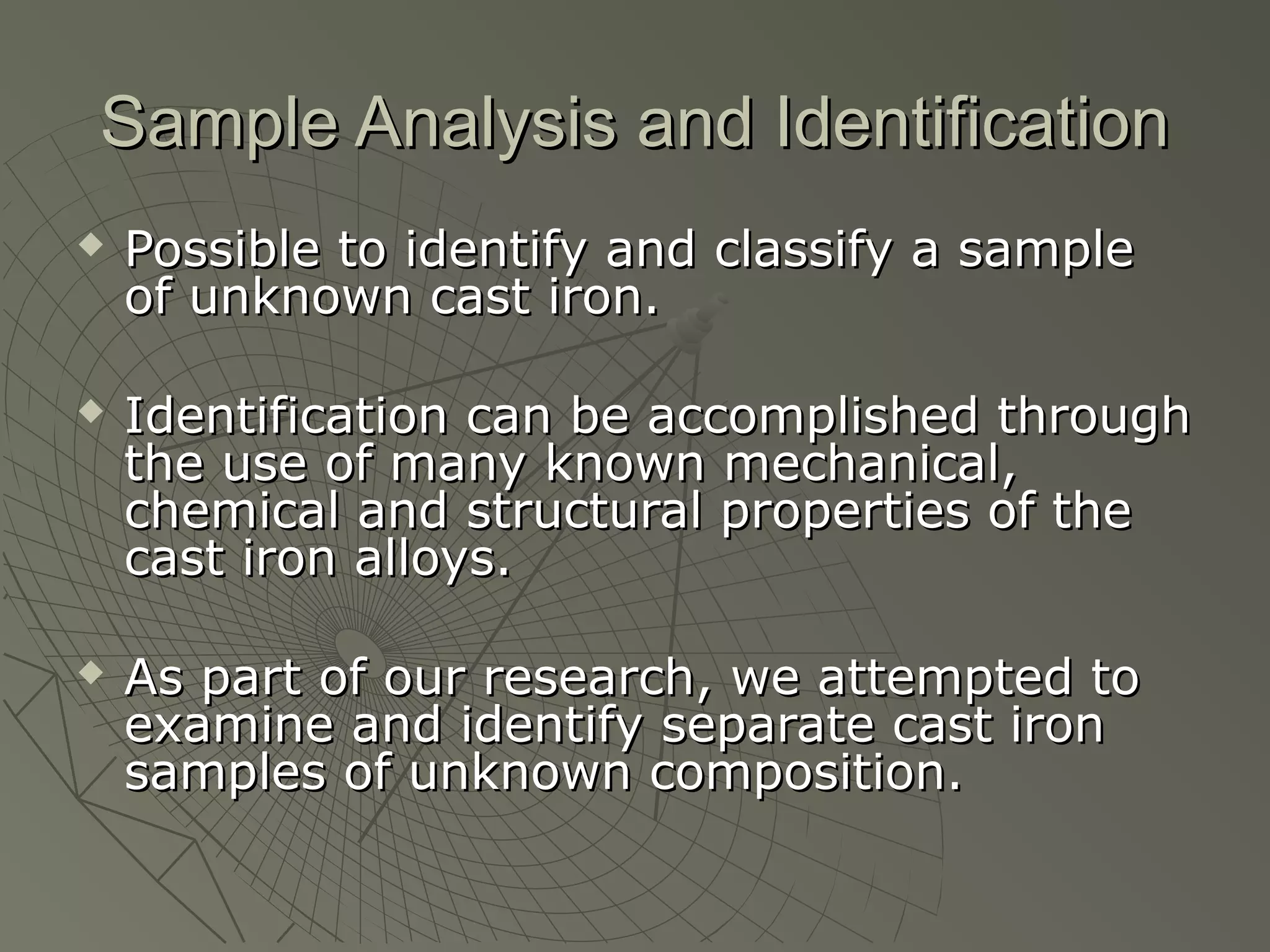 Metallurgical properties of cast irons | PPT