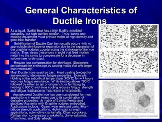 Metallurgical properties of cast irons | PPT