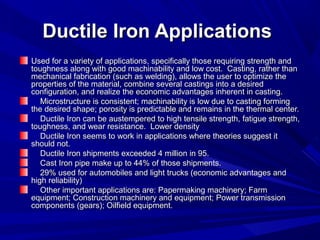 Metallurgical properties of cast irons | PPT