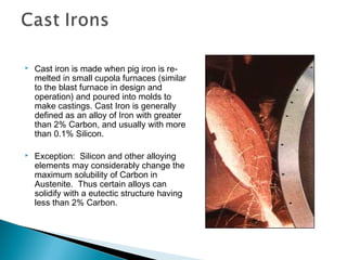 Metallurgical properties of cast irons | PPT