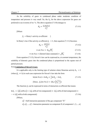 Metallurgical Thermodynamics & Kinetics Lecture Notes | PDF