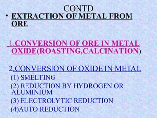 metallurgy-of-copper it is main concept. | PPT