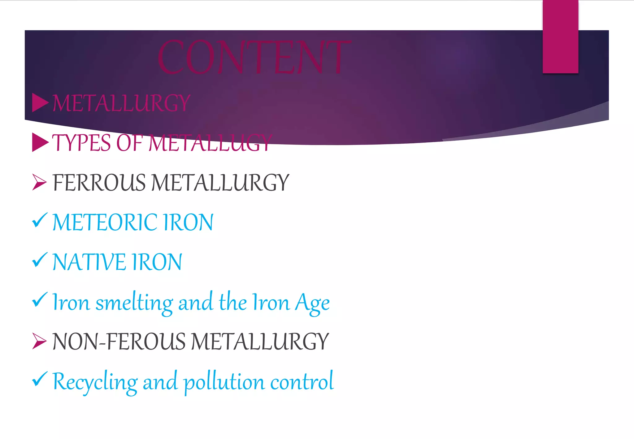 Metallurgy | PPTX