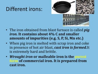 Metallurgy based on chemistry the reactions and processes | PPT
