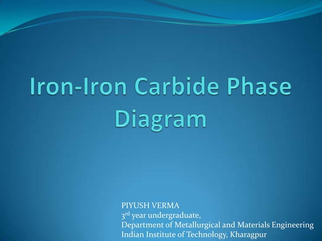 Metallurgy basics (Iron phase diagram) | PPTX