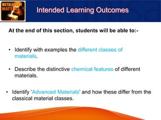Introduction to materials science | PPT
