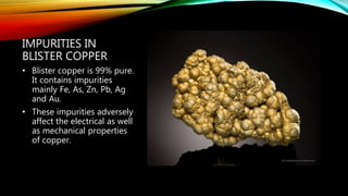 Metallurgy of copper | PPTX