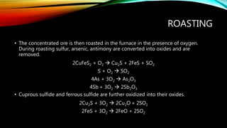 Metallurgy of copper | PPTX