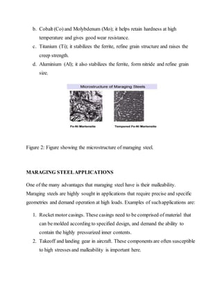 Metallurgy of maraging steel | DOCX