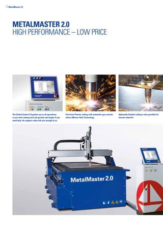 MetalMaster 2.0 - Economical Plasma & Oxyfuel Cutting Machine | PDF