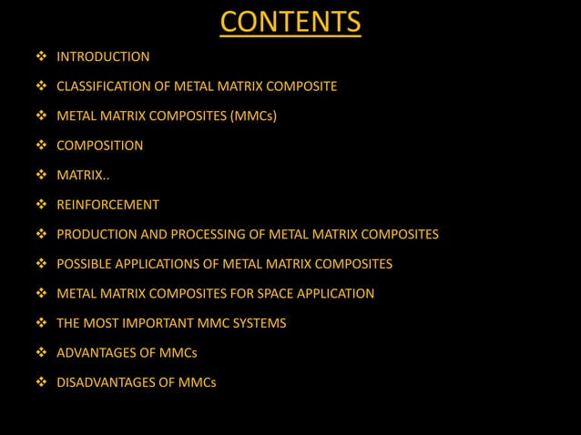 Metal matrix composite by chandan | PPT