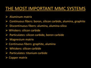 Metal matrix composite by chandan | PPTX