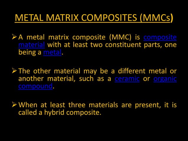 Metal matrix composite by chandan | PPT