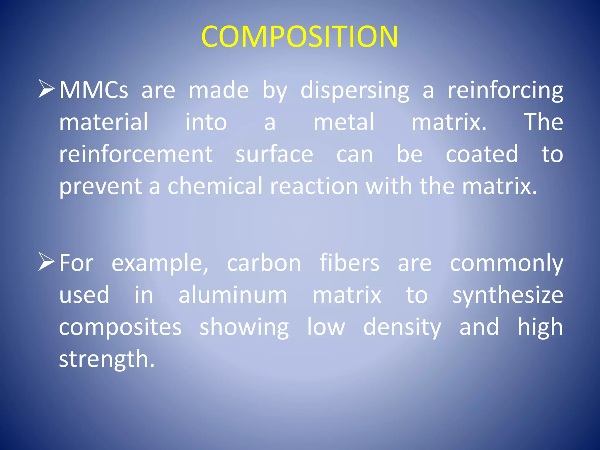 Metal matrix composites | PPTX