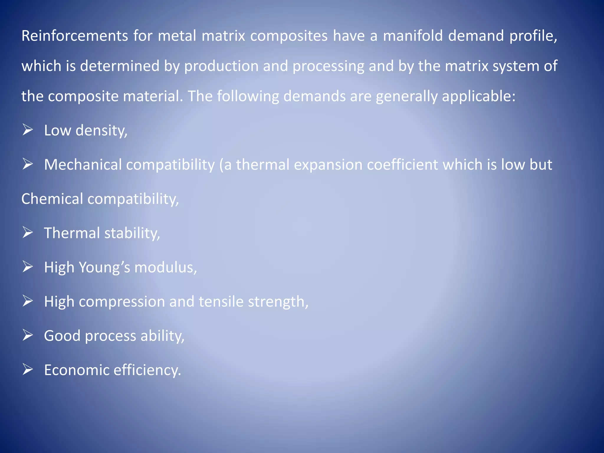 Metal matrix composites | PPTX