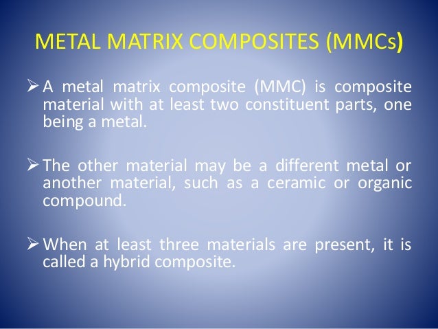 Metal matrix composites