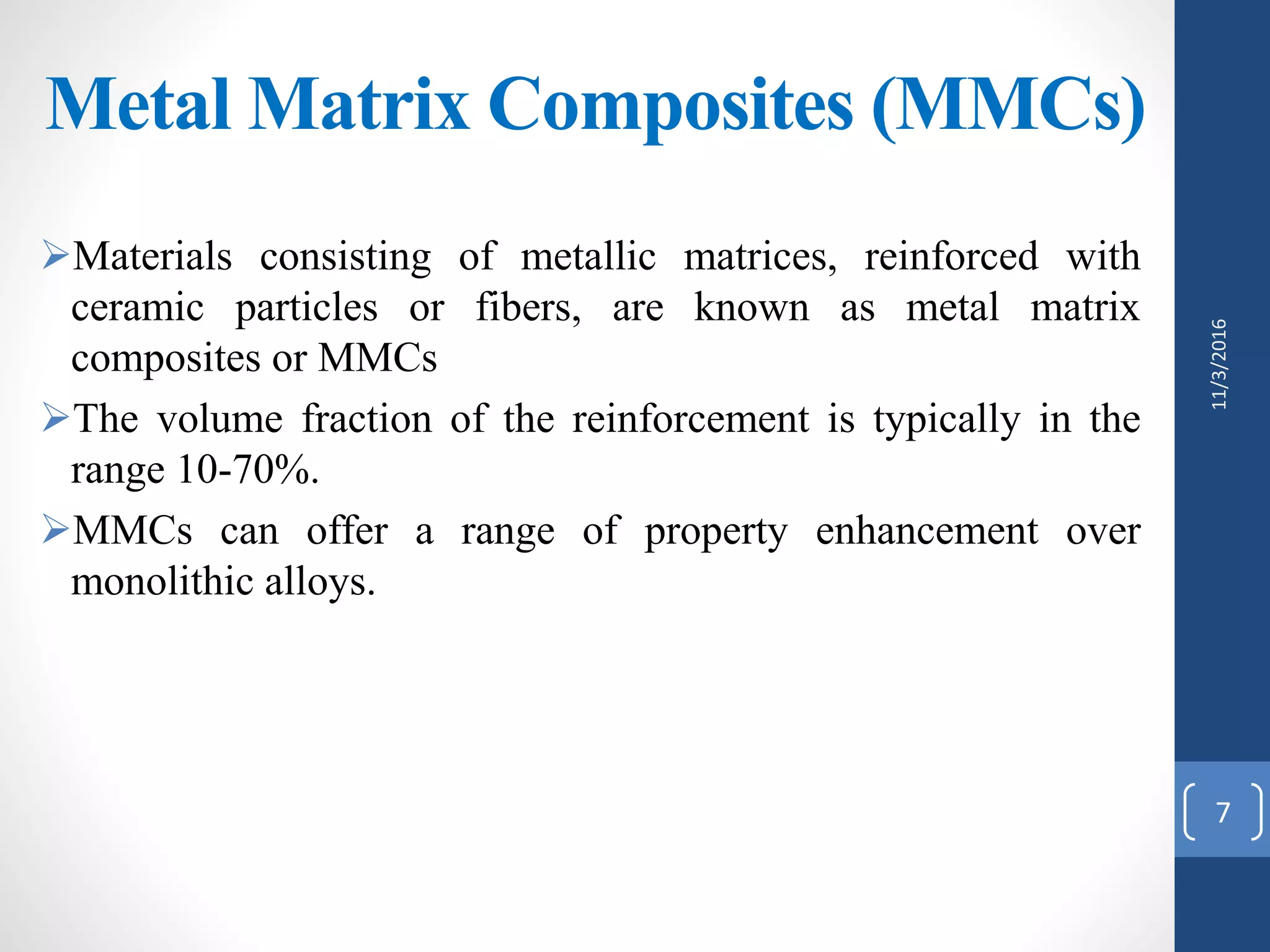 Metal matrix composites | PPTX