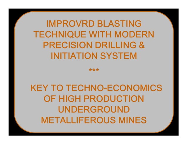 Metal Mines Blasting | PDF