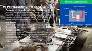 METAL MOULD (MOLD) die mould CASTING.pptx