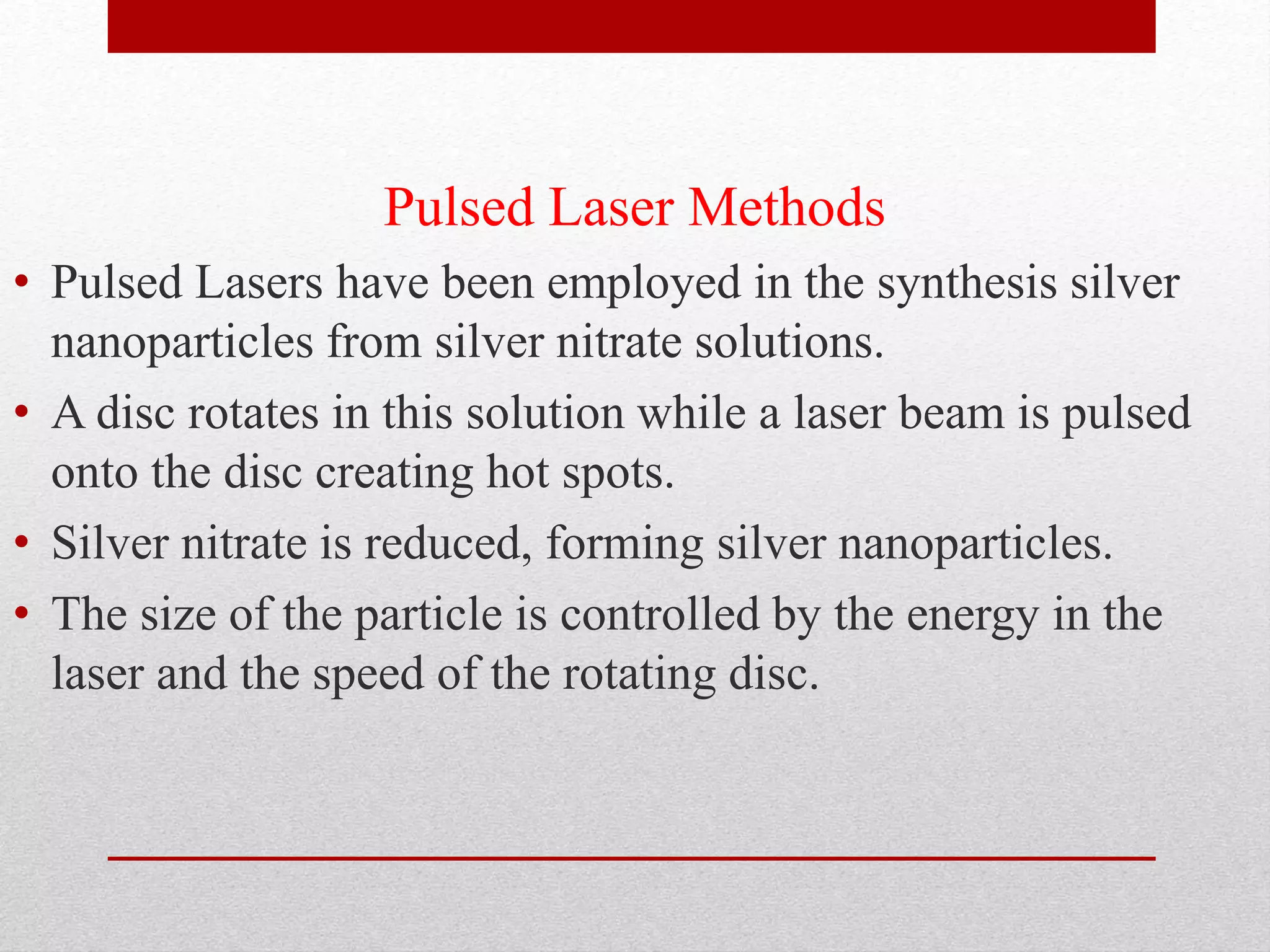 METAL NANOPARTICLES | PPTX